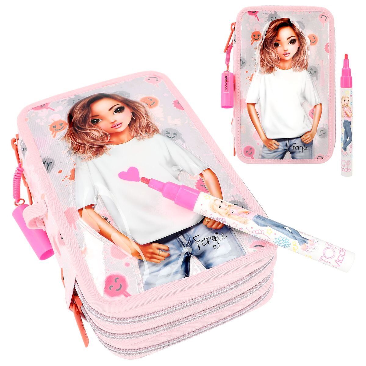 Depesche TOPModel 3-Fach Federtasche mit Stift HAPPY TOGETHER – Meißner ...